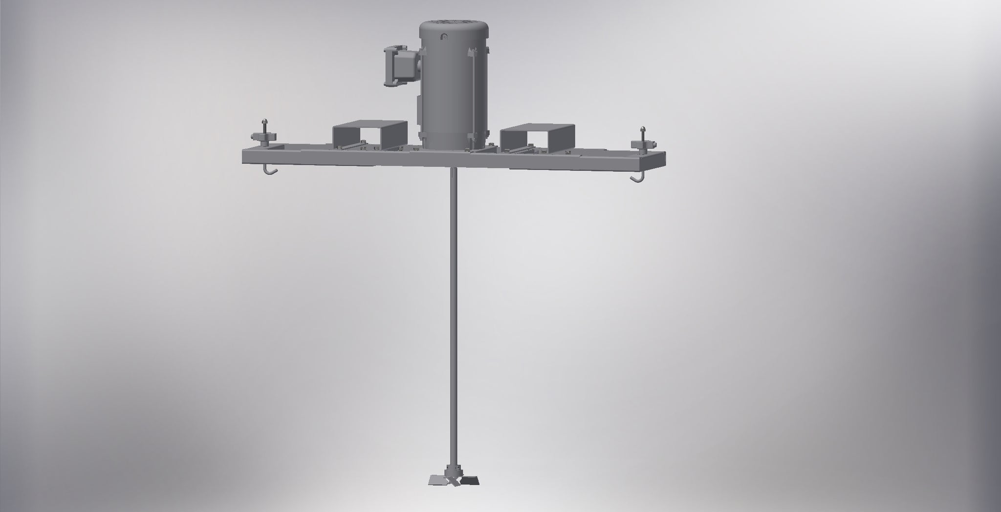 P/N 27-10DE 1 HP EP ELECTRIC DIRECT DRIVE IBC TOTE MIXER