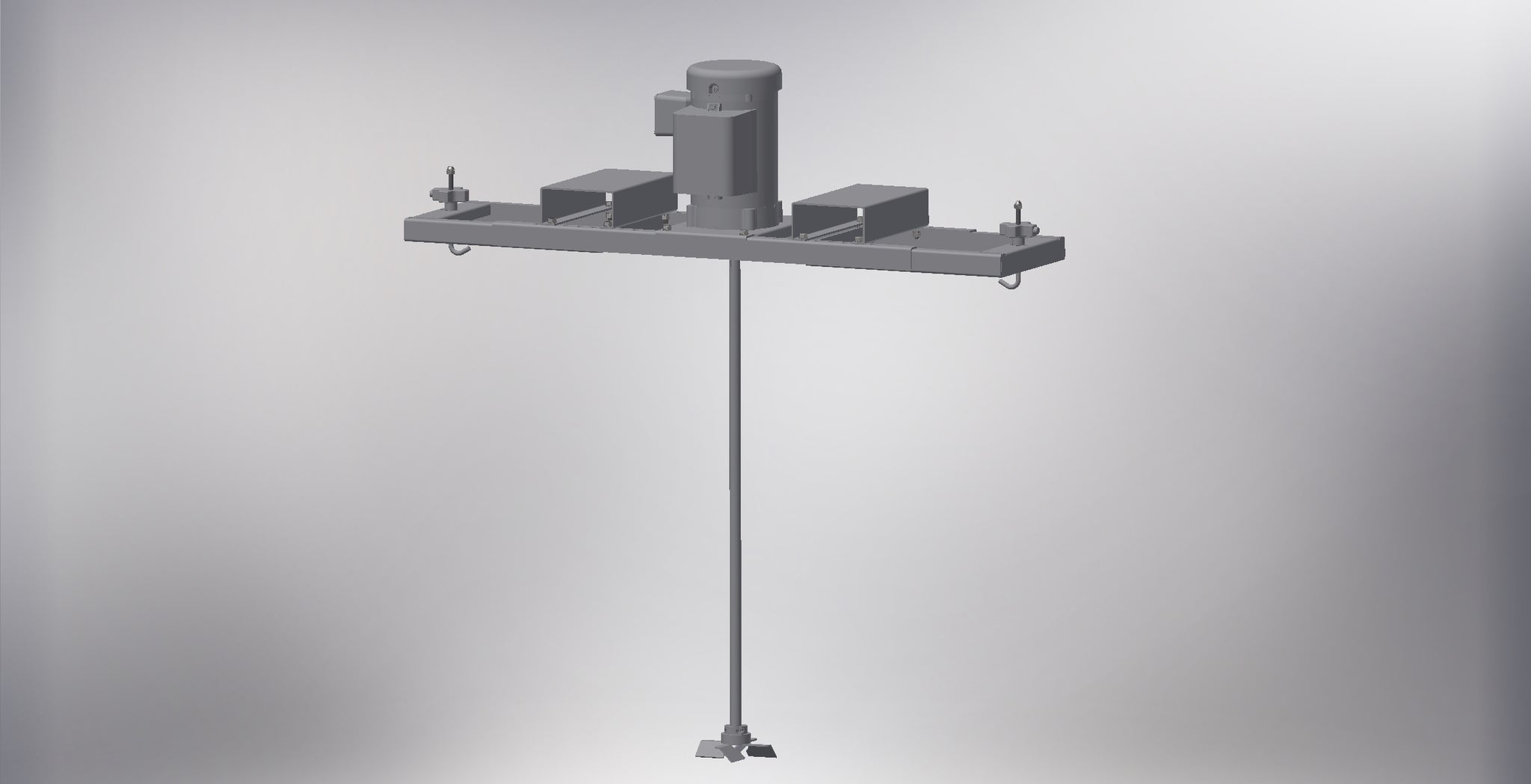 P/N 27-10DT 1 HP TEFC ELECTRIC DIRECT DRIVE IBC TOTE MIXER